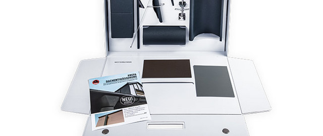 PREFA corporate logo and online documents | PREFA