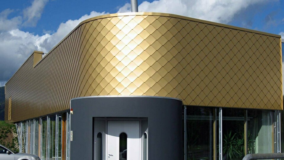 Rhomboid façade tile | PREFA