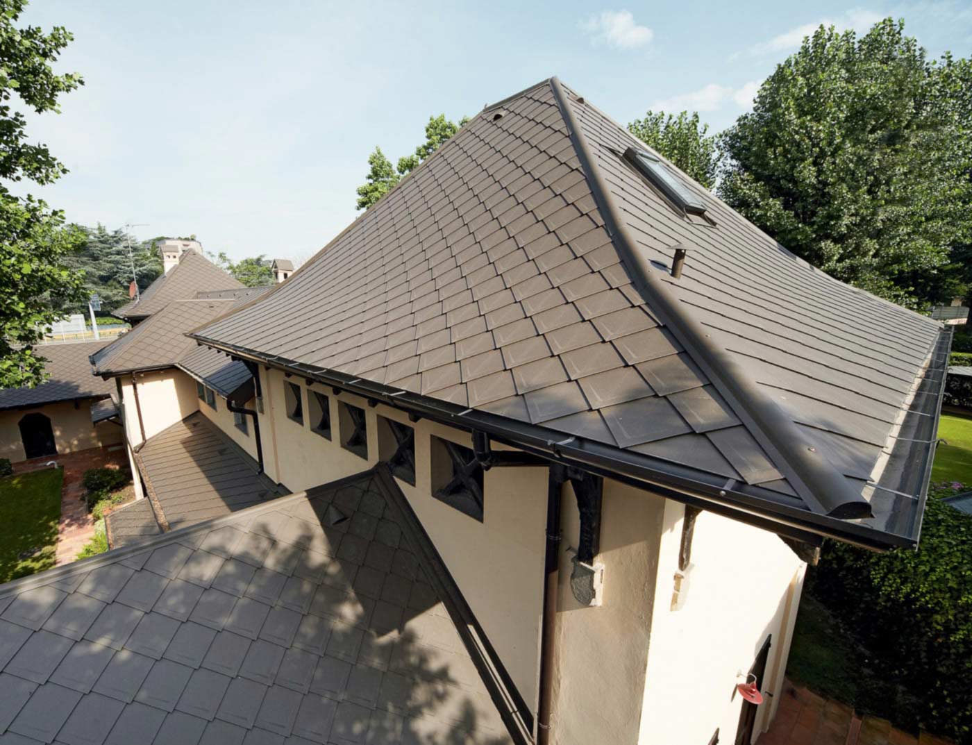 Rhomboid roof tile 29 × 29 | PREFA